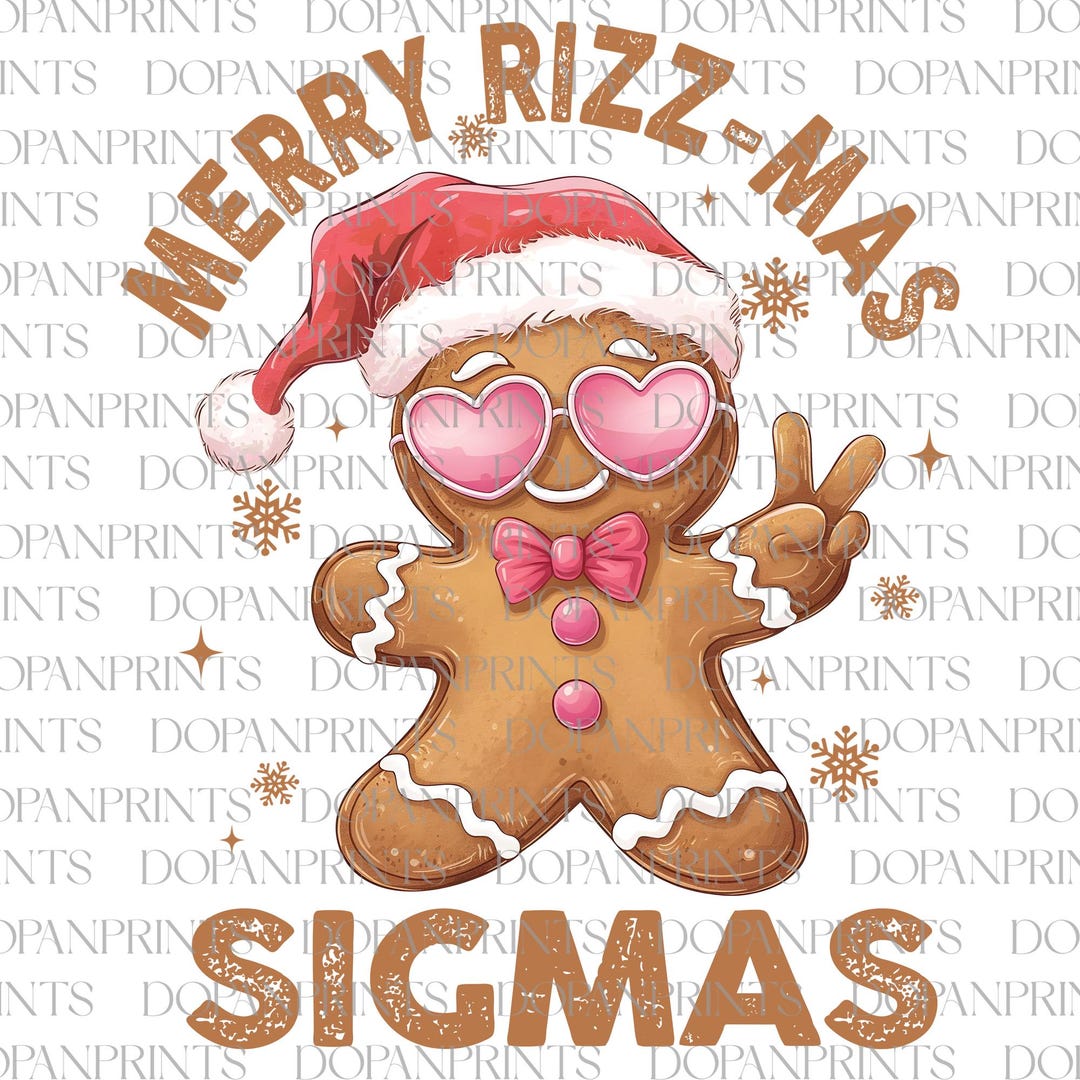 Merry Rizz Mas Sigmas Santapng, Santa Bruh Christmas Png, Rizz the ...