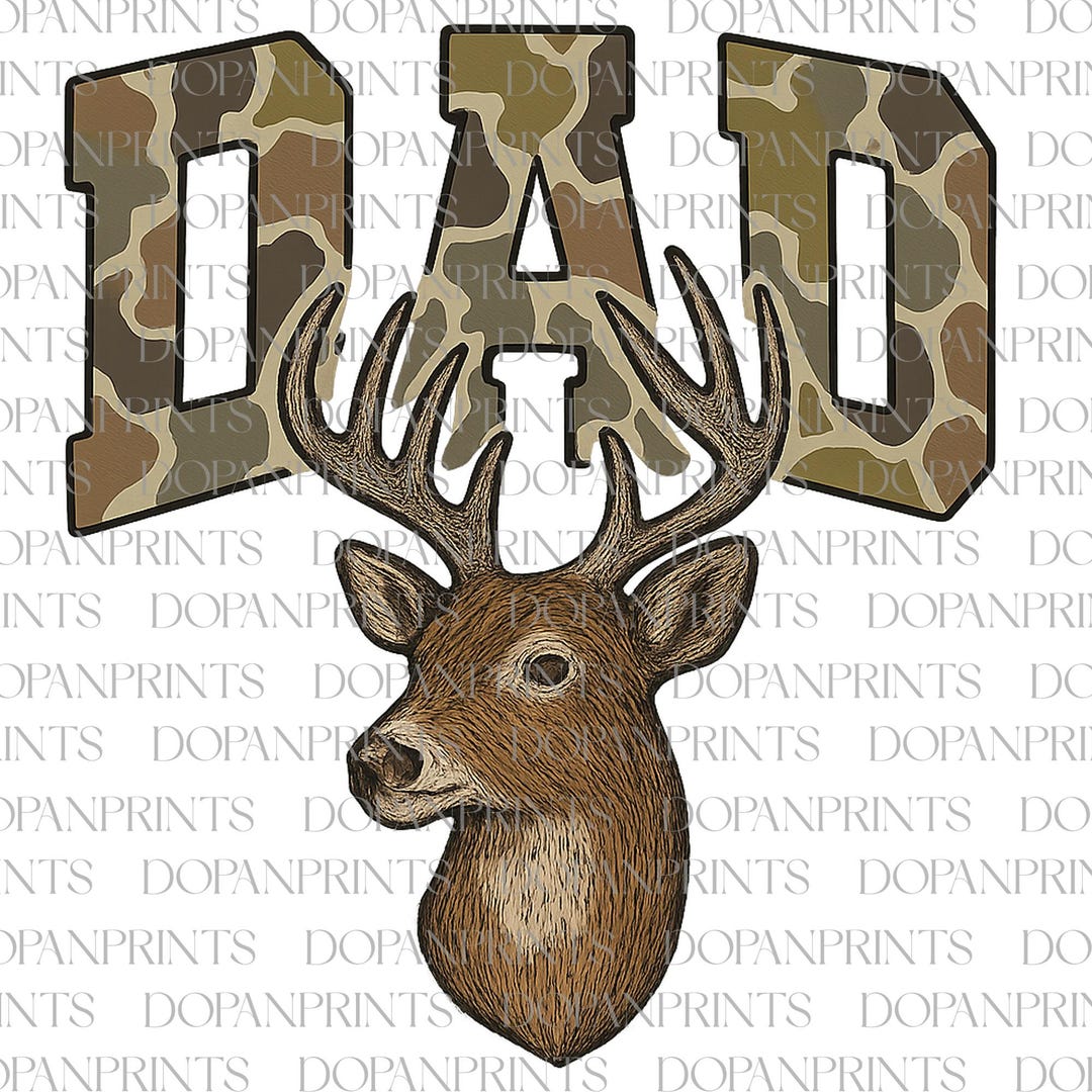 Deer Hunter Dad Png, Camo Hunter Dad Png, Father's Day Png, Deer ...