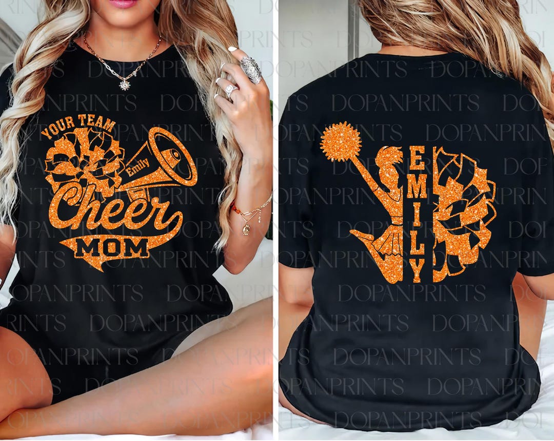 Custom Cheer Mom Png Bundle, Megaphone Png, Game Day Png, Pompom Png ...