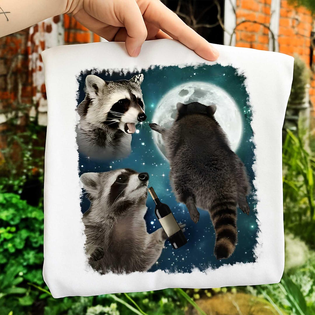 Drunk Raccoon Png, Trash Panda Png, Funny Raccoon Meme Png, Trashed ...