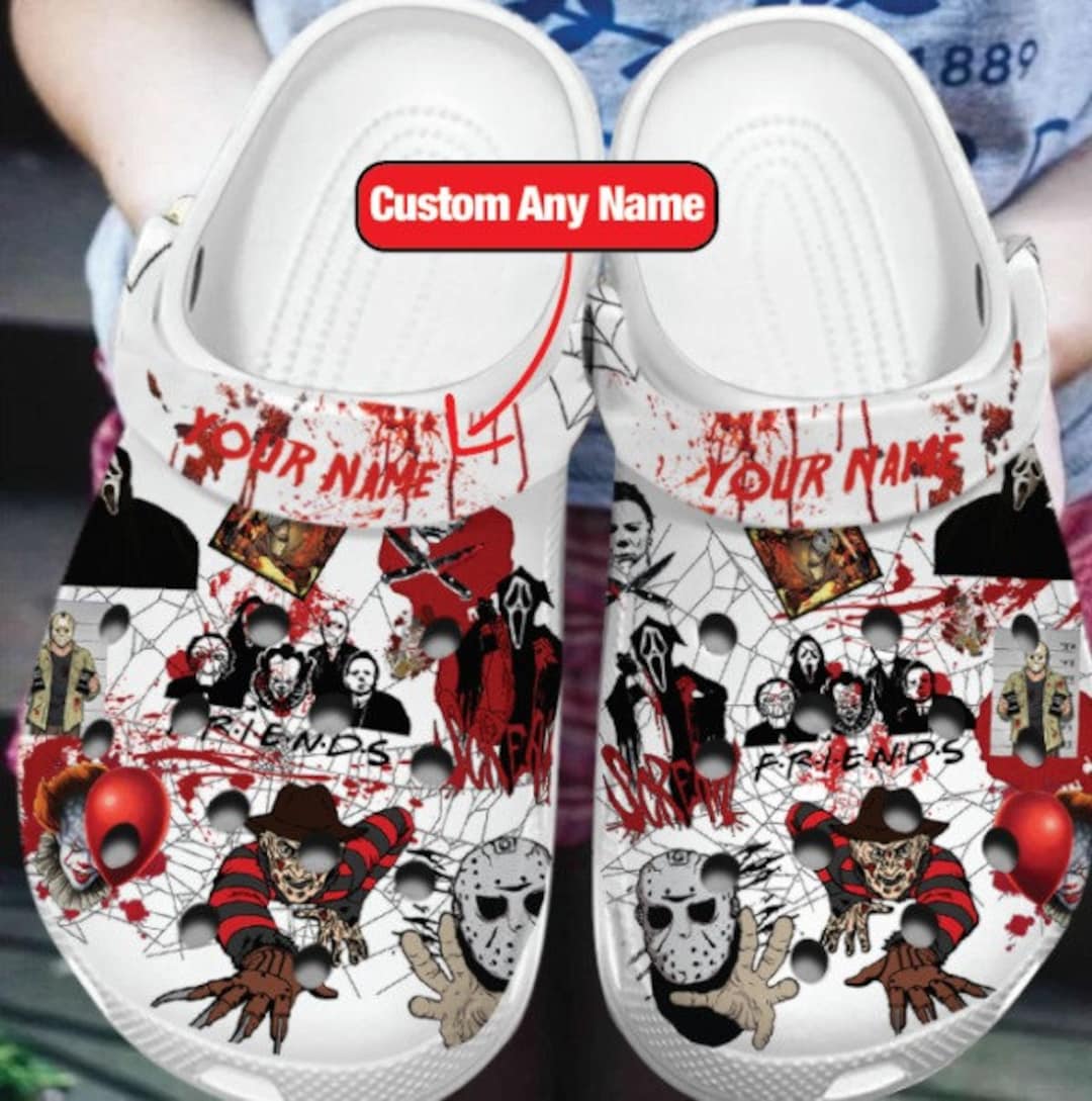 Horror Movies Character Friends Halloween Shoes Scary Movie - Etsy