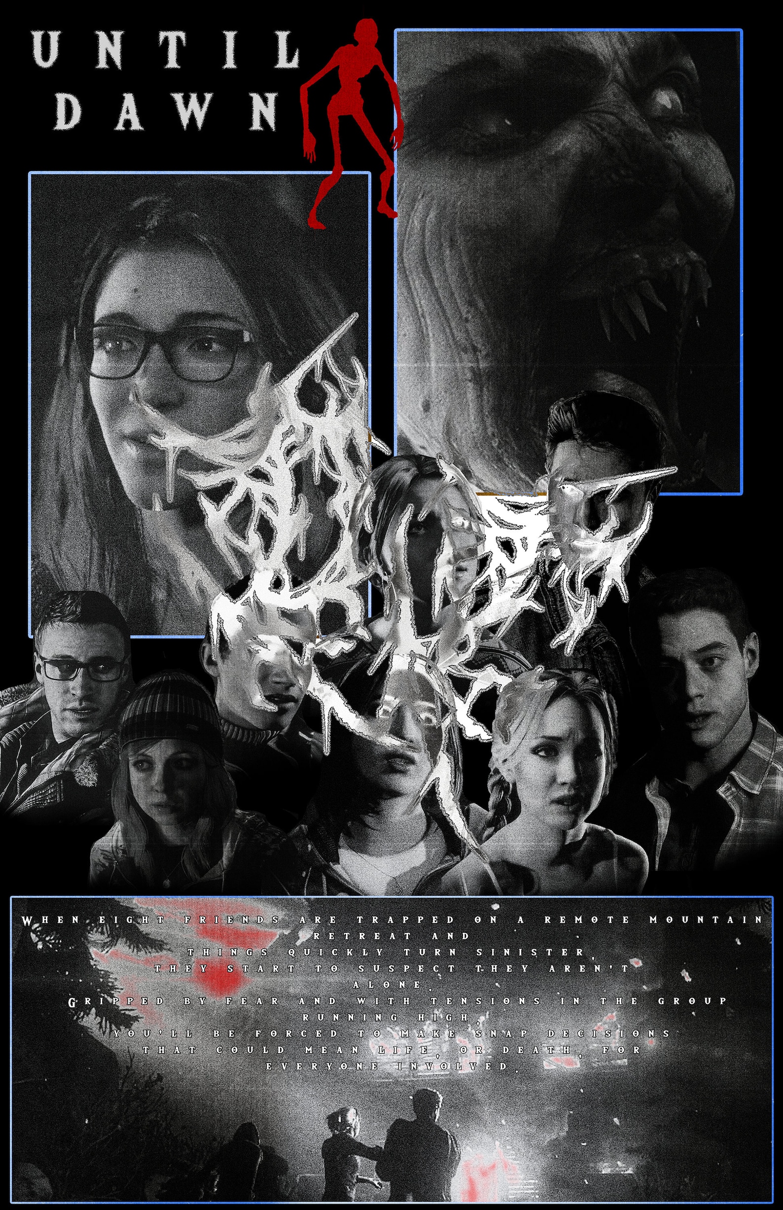 Until Dawn Character Poster - Etsy