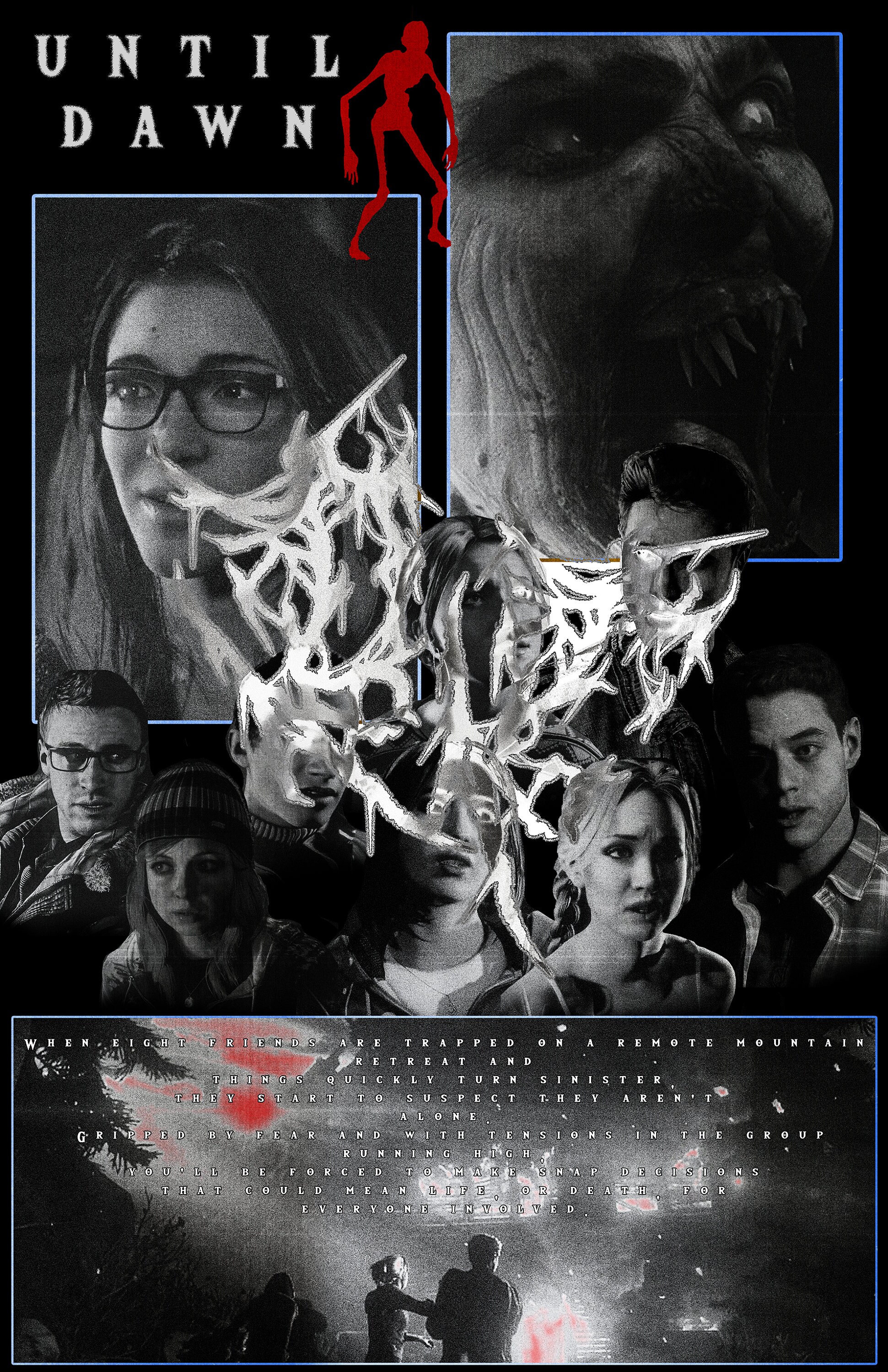Until Dawn Character Poster - Etsy