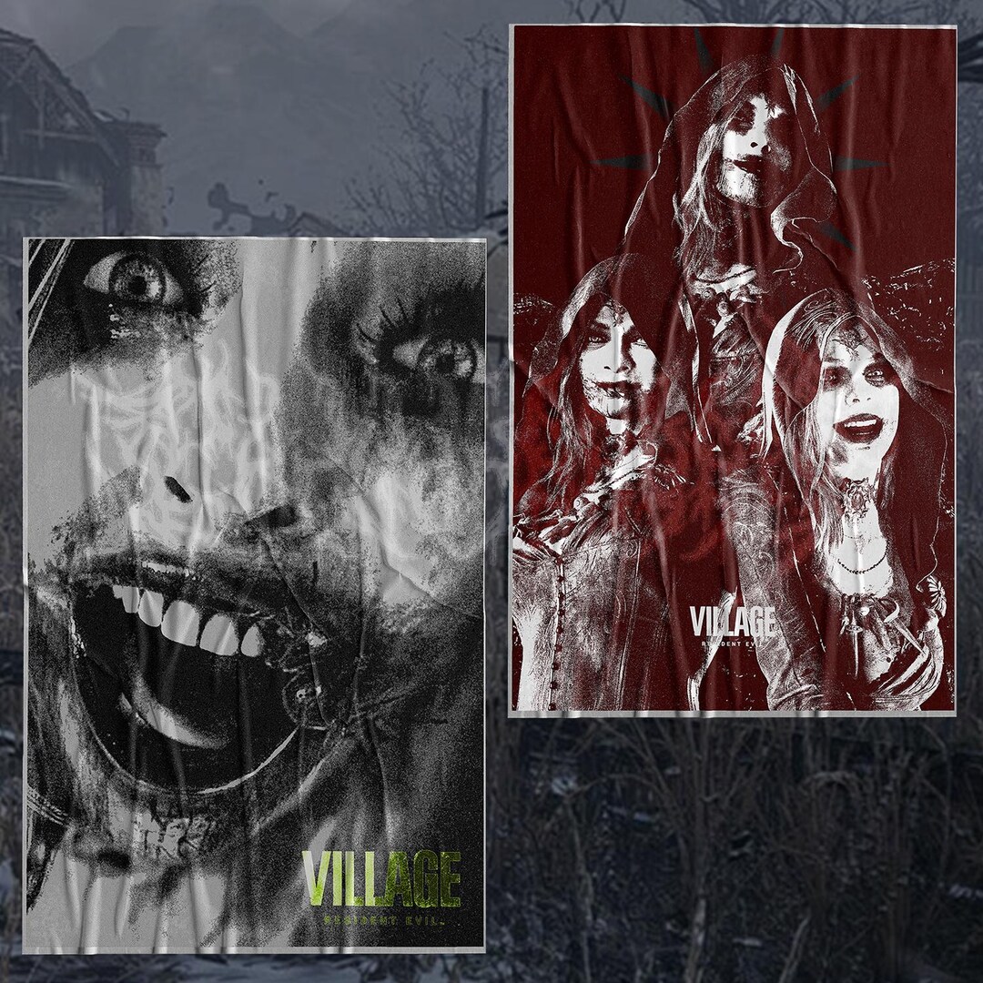 Resident Evil Village Poster Bundle Etsy
