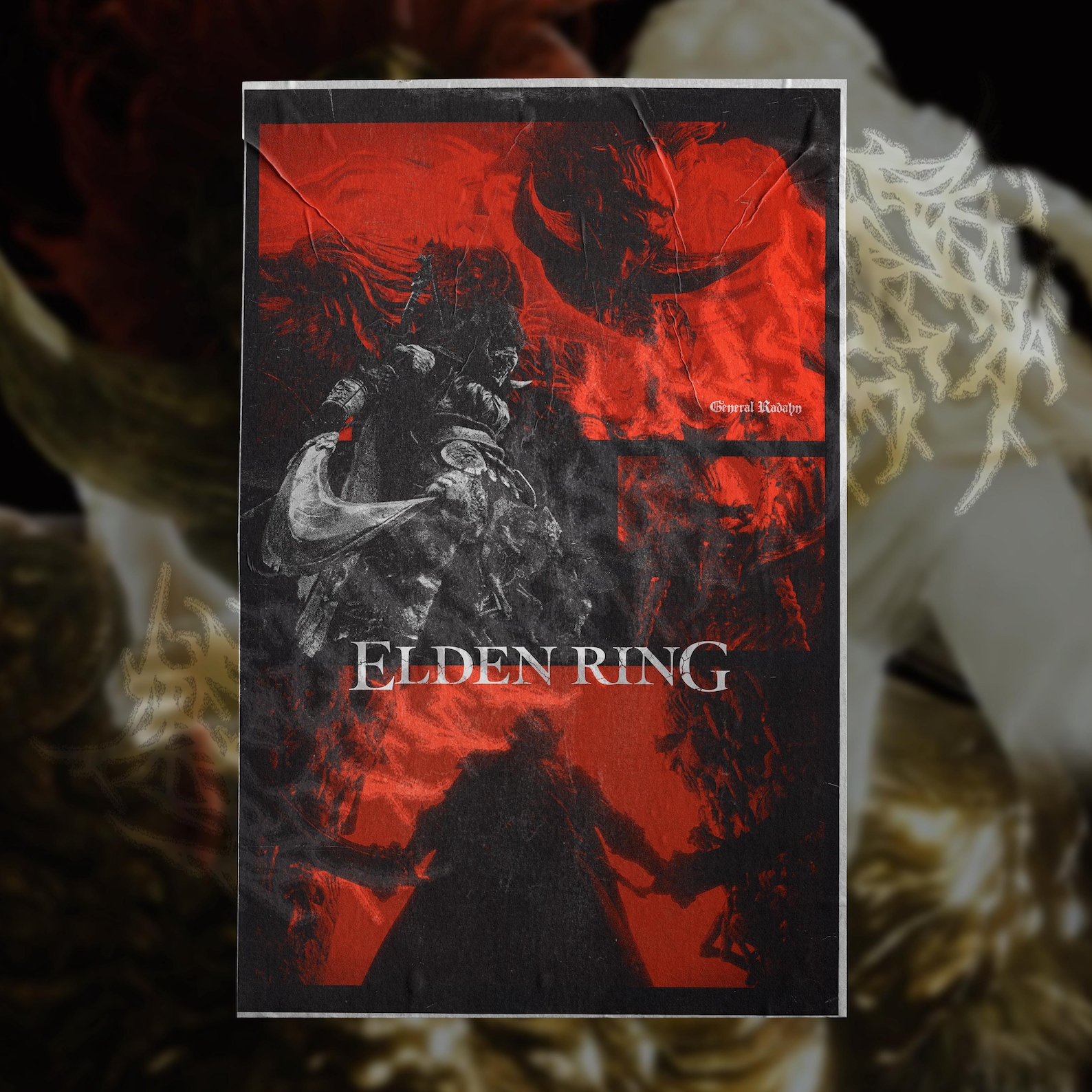 Elden Ring // GENERAL GADAHN - POSTER - Etsy