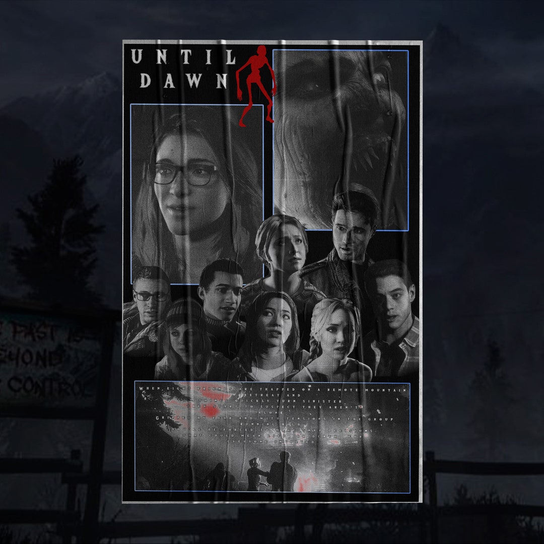 Until Dawn Character Poster - Etsy