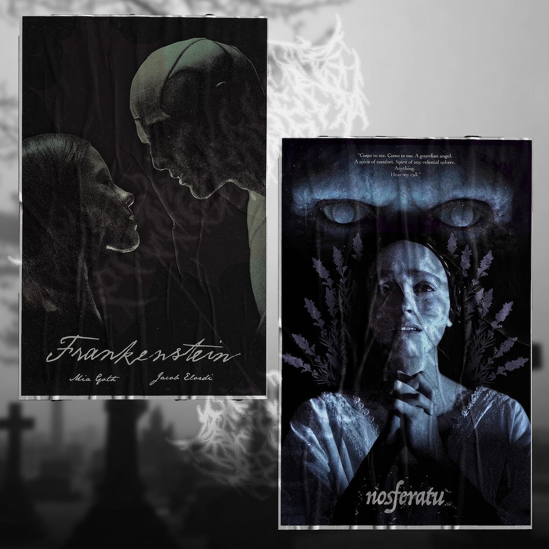 GOTHIC HORROR - Poster Bundle // Frankenstein & Nosferatu - Etsy