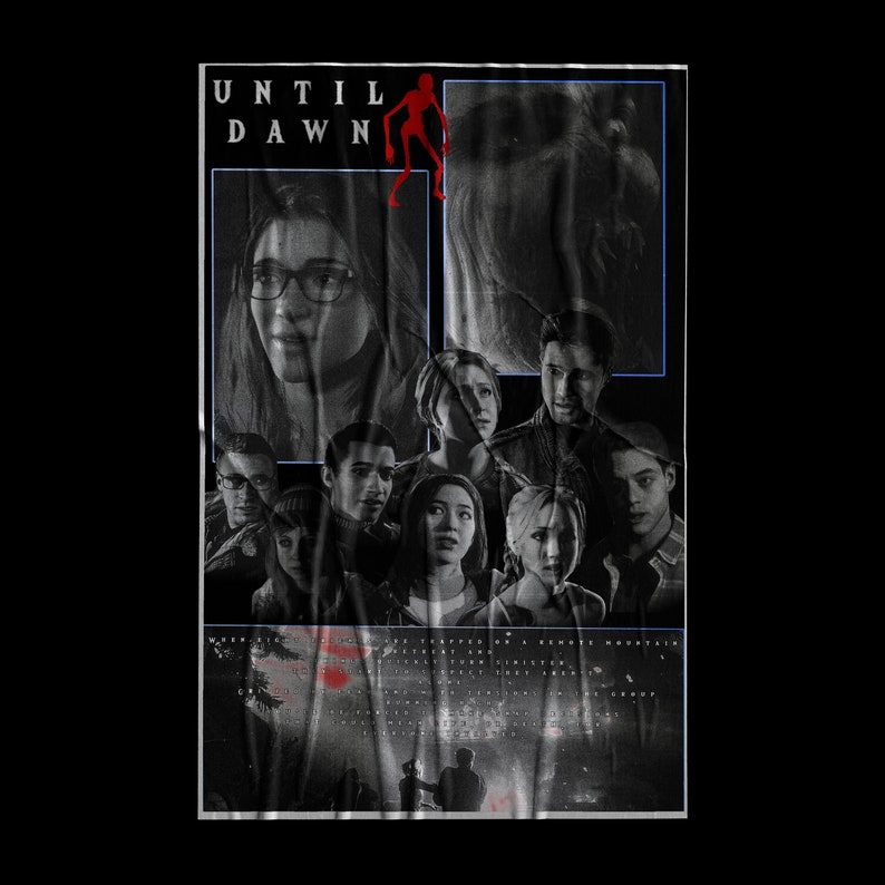 Until Dawn Character Poster - Etsy
