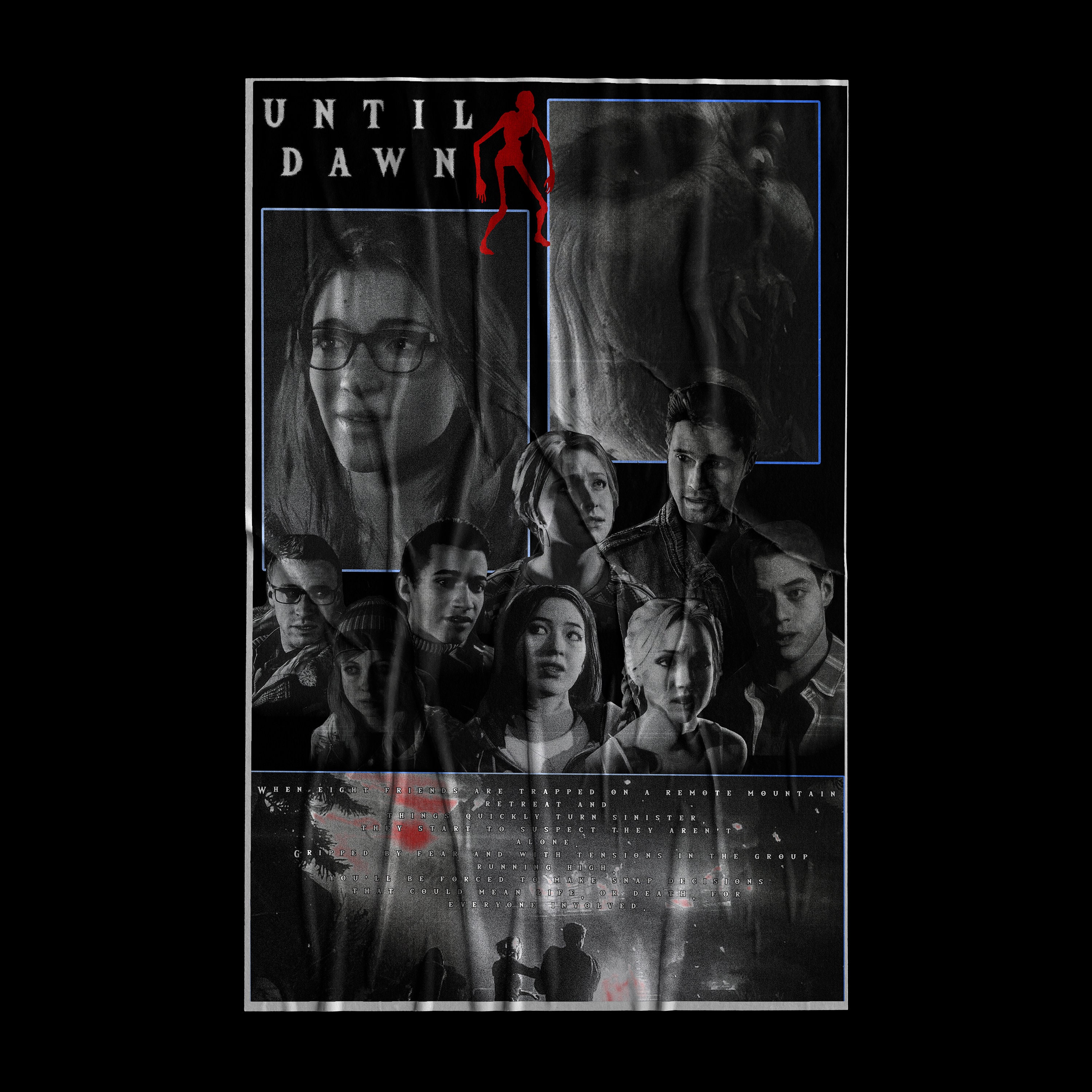 Until Dawn Character Poster - Etsy