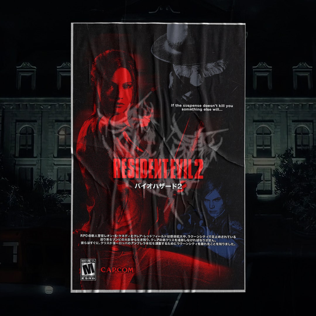 RESIDENT EVIL 2 Claire Redfeild Poster - Etsy