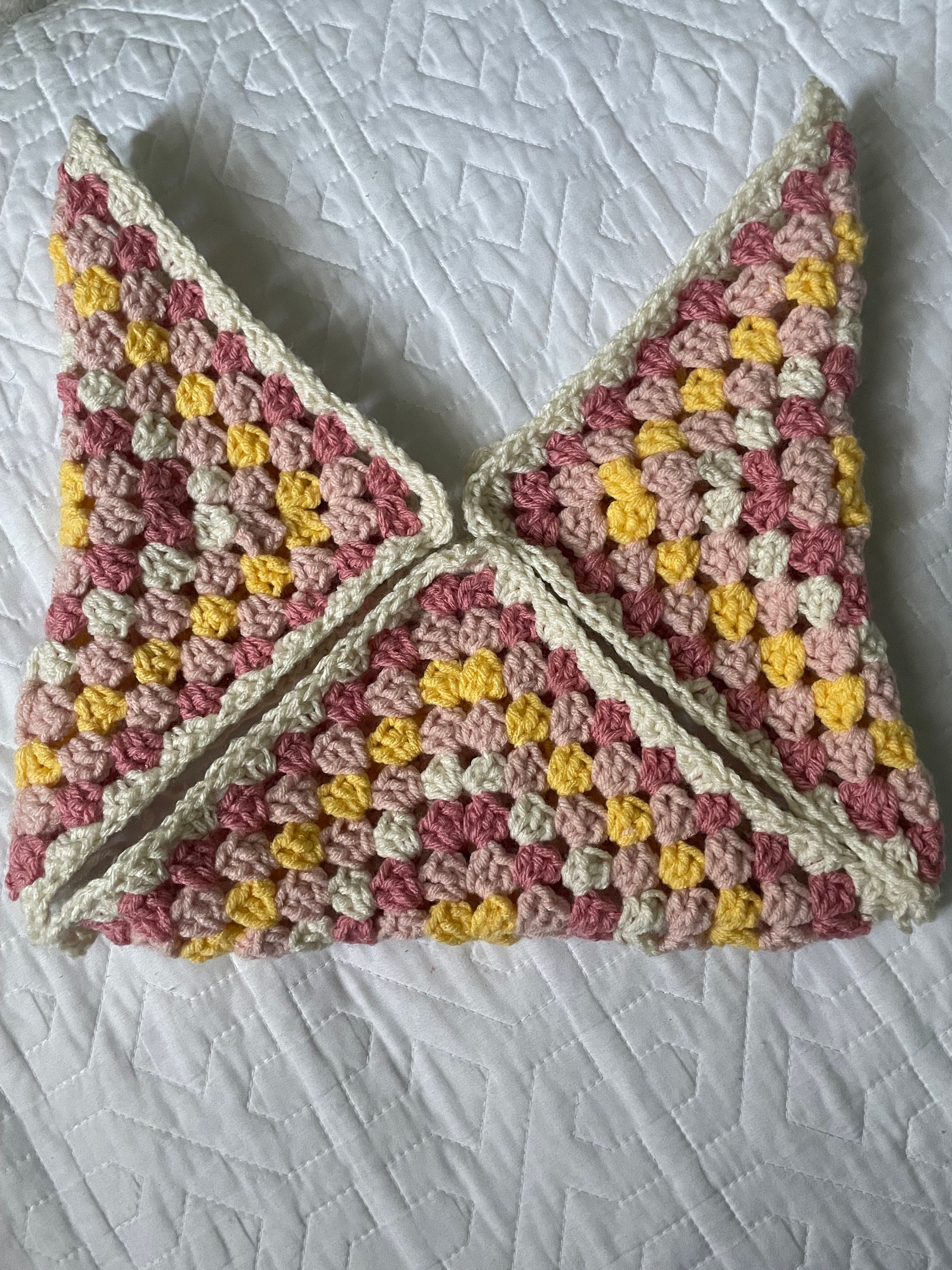 Three Granny Square Tote Bag - Etsy