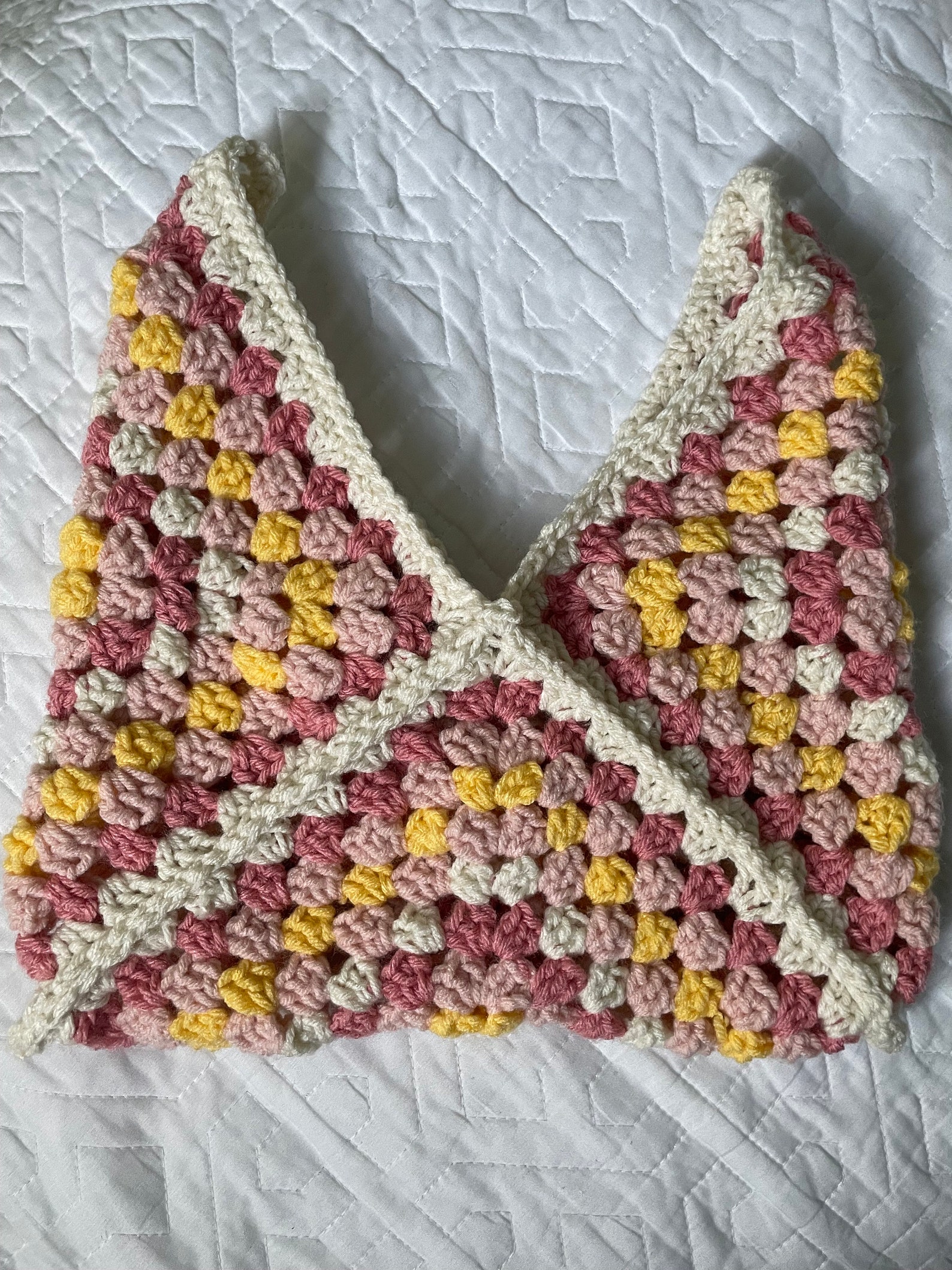 Three Granny Square Tote Bag - Etsy