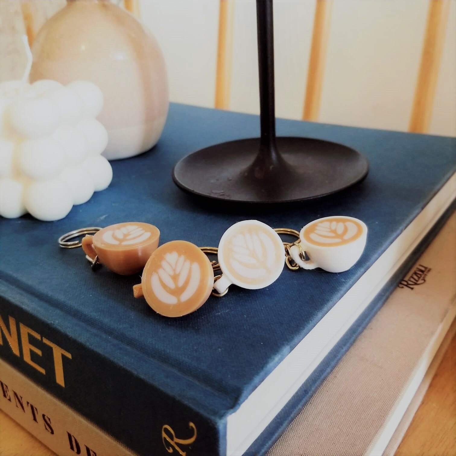 Coffee Cup Keychain - Etsy