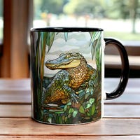 I Love Alligators Mug - Cute Alligator Mug for Gator Lovers - Funny ...