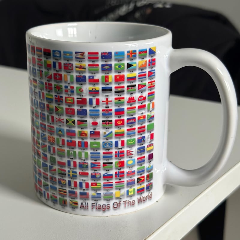 International Flag Mugs - Etsy