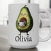 Cute Avocado Mug, Cute Avocado Gift, Morning Mug, Plant Based Gift ...