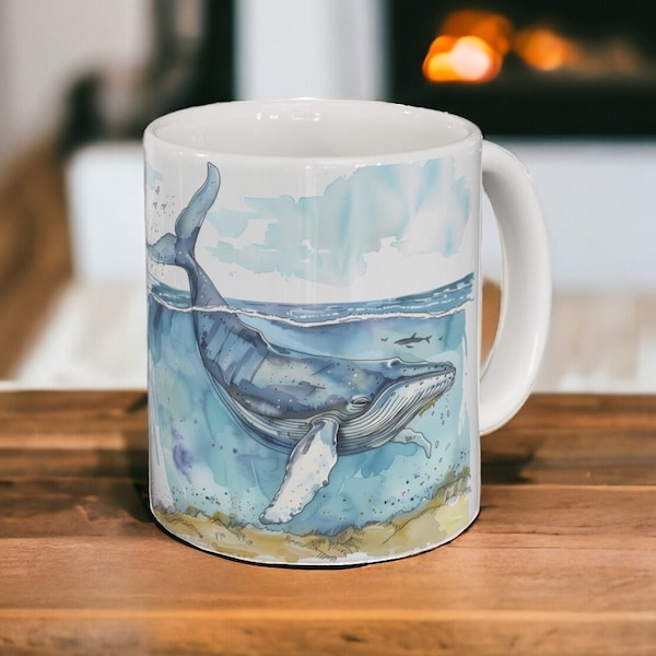 Whale Mug - Etsy