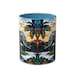 Elephant Mug, Ceramic Elephant Coffee Cup 11oz, Stained Glass African ...
