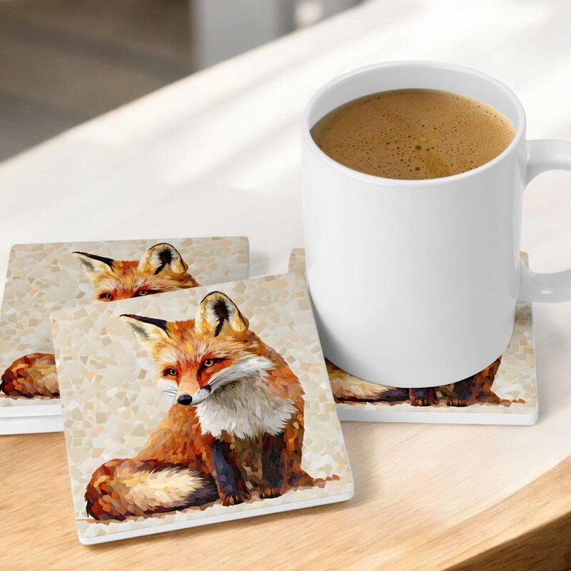 Fox Coaster - Etsy
