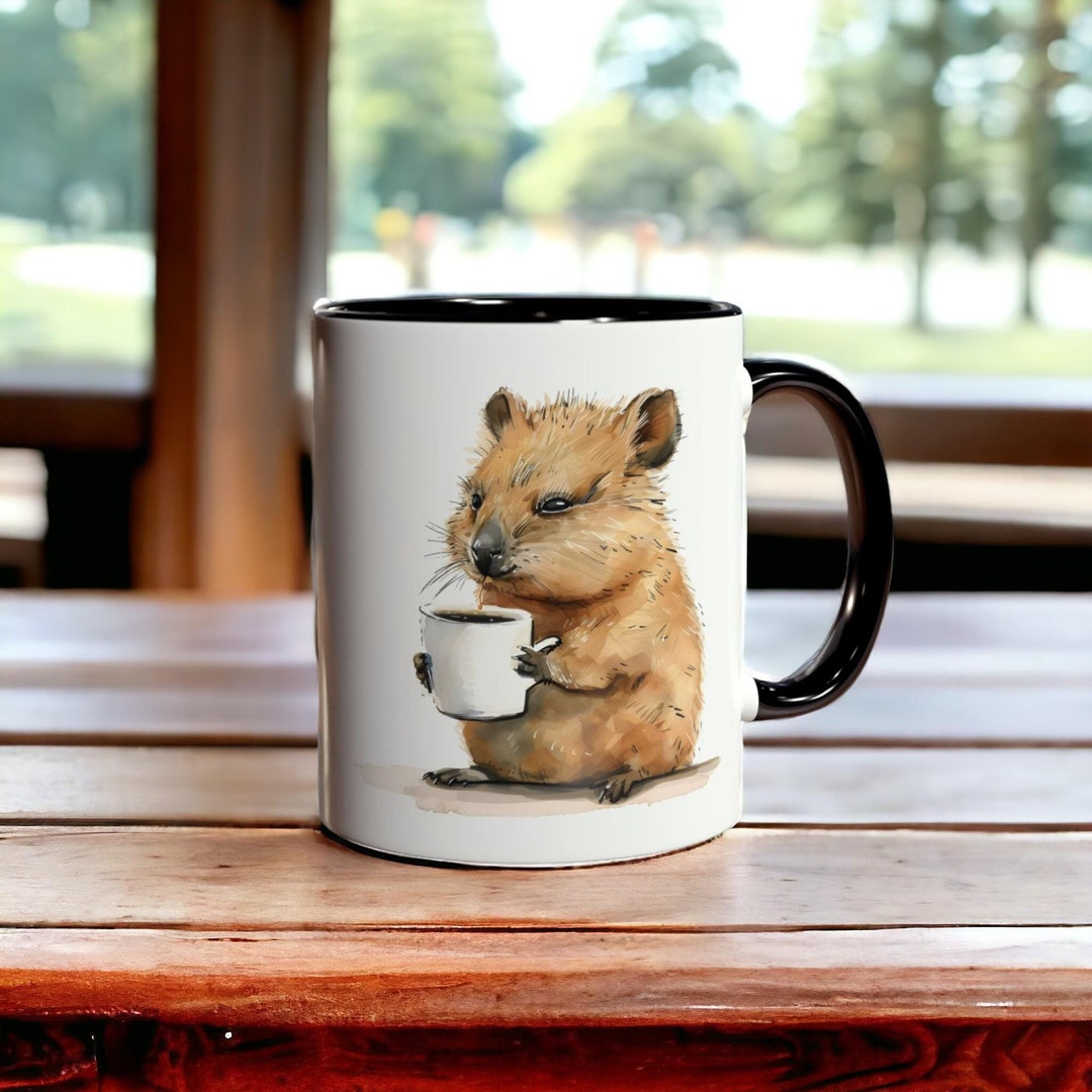 Cute Quokka Mug, Ceramic Australian Quokka Coffee Mug 11oz, Funny ...