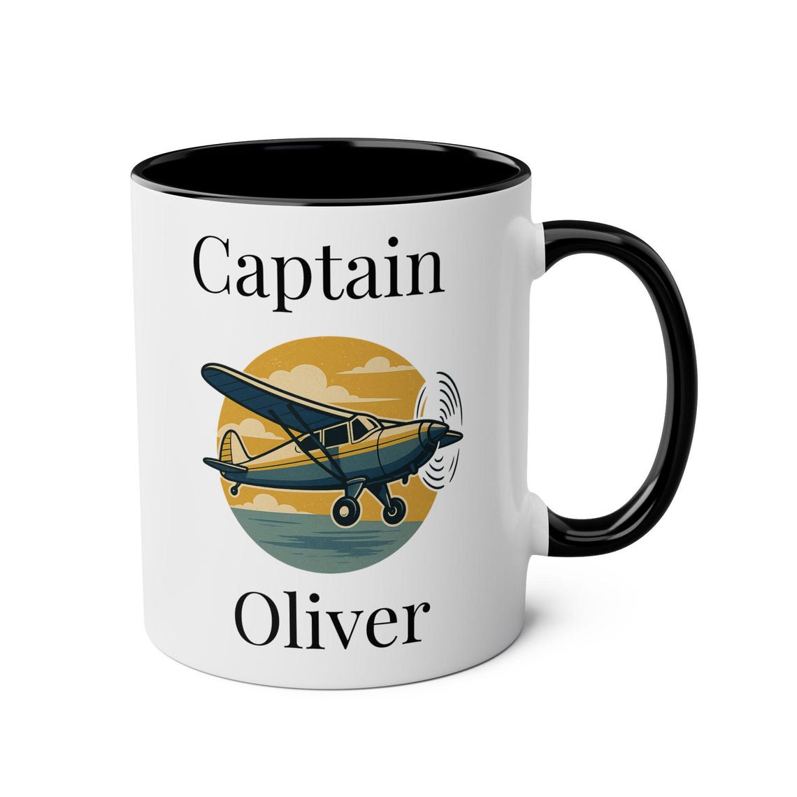 Personalized Pilot Mug With Name, Custom Captain Coffee Cup, Gift for ...