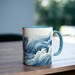 Ocean Waves Ceramic Mug Ocean Wave Coffee Cup, Seaside 11oz Ceramic Cup ...