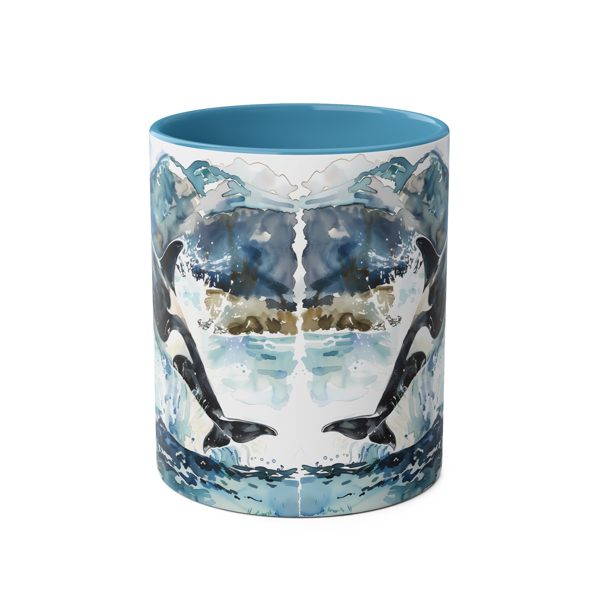 Orca Whale Coffee Mug, Ocean Lover Gift, Marine Wildlife Cup, Killer ...