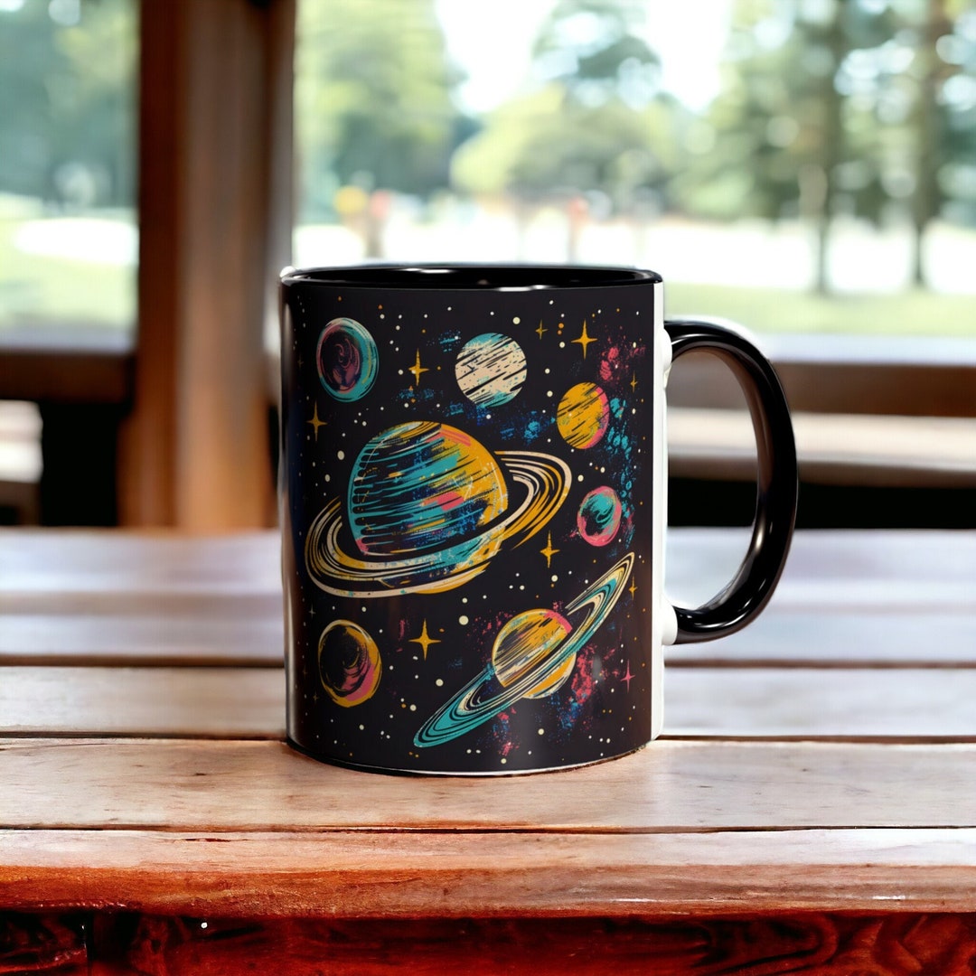 Space Themed Mug, Ceramic Galaxy Mug 11oz, Space Coffee Mug, Universe ...