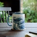 Ocean Waves Ceramic Mug Ocean Wave Coffee Cup, Seaside 11oz Ceramic Cup ...