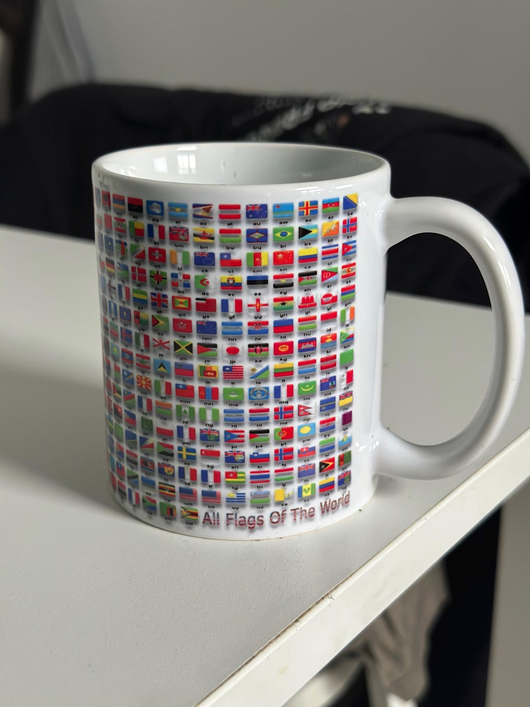 World Flags Mug, 11oz 15oz Ceramic All Country Flags Coffee Mug ...