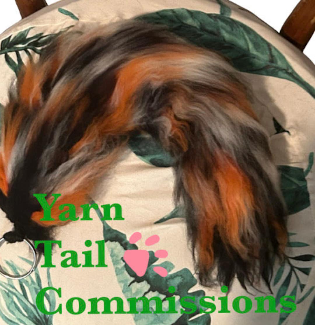 Yarn Therian Tail Commissions MESSAGE FIRST - Etsy