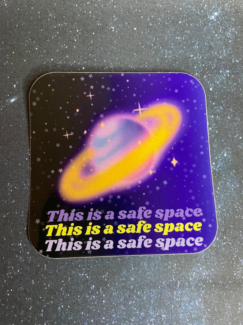 Safe Space Sticker - Etsy