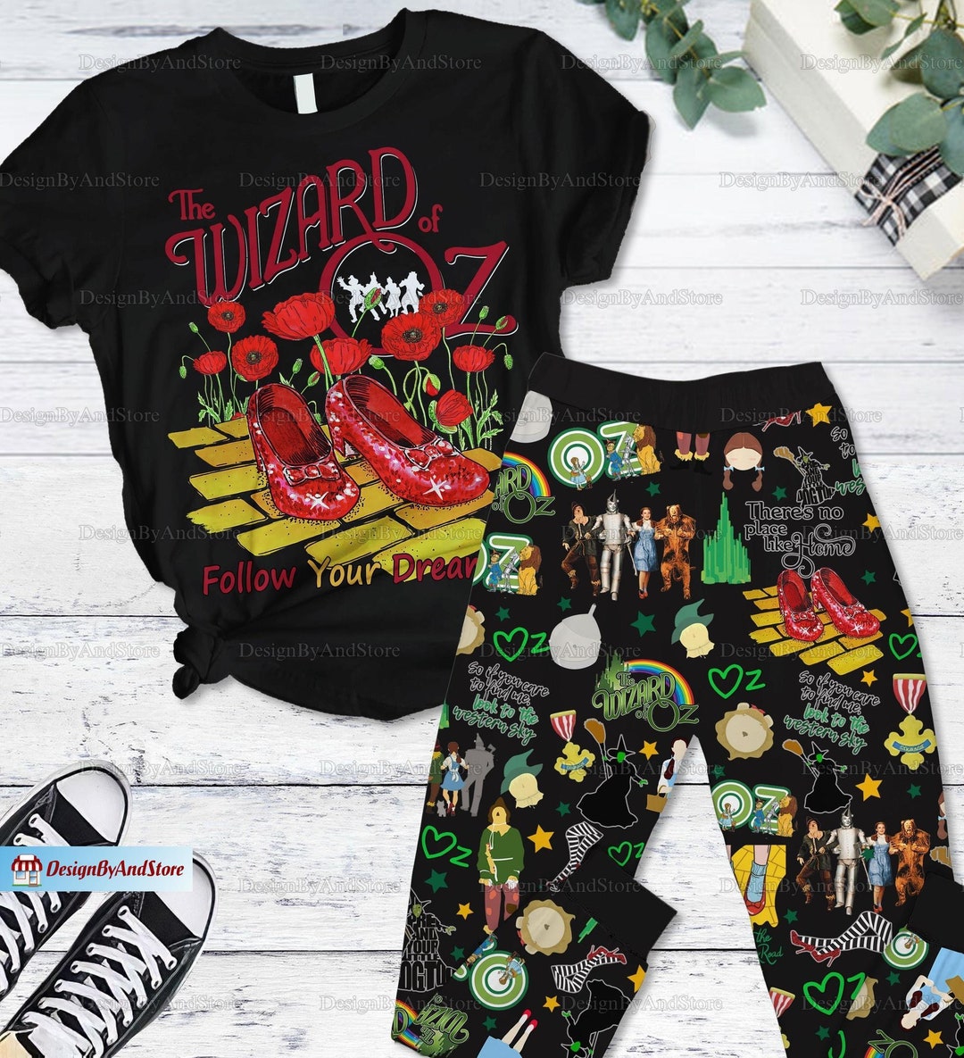 The Wizard of Oz Shirt, the Wizard Oz Pajamas Set, Wizard Oz Pajamas ...