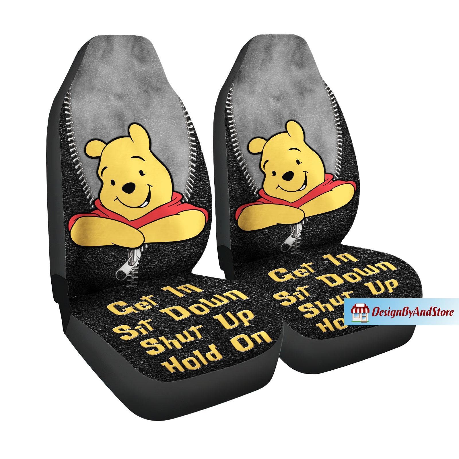 Winnie Pooh Car Seat Covers, Winnie Pooh Car Covers, Halloween Winnie ...