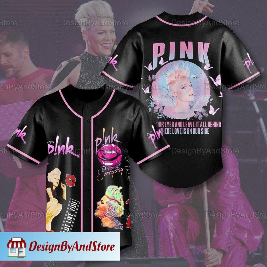 Pnk Pink Singer Jersey, Pink Singer Baseball Jersey, Pink Concert ...