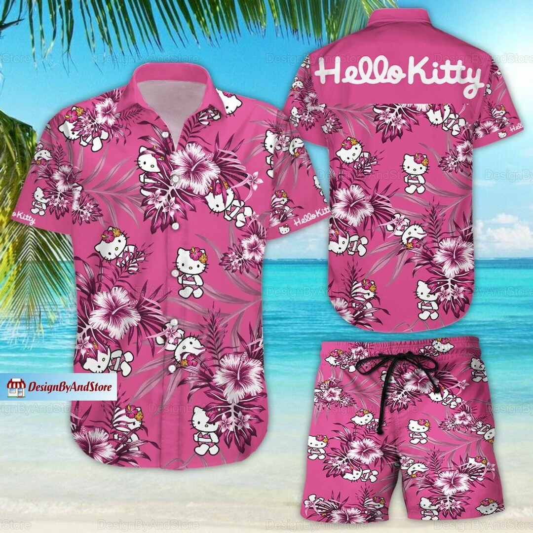 Hello Kitty Shirt, Hello Kitty Button Shirt, Hello Kitty Shorts, Hello ...
