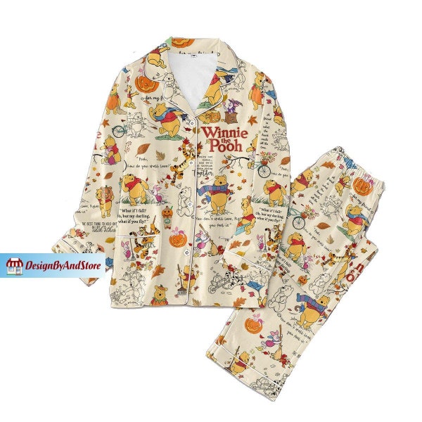 Winnie the Pooh Adult Pajamas - Etsy