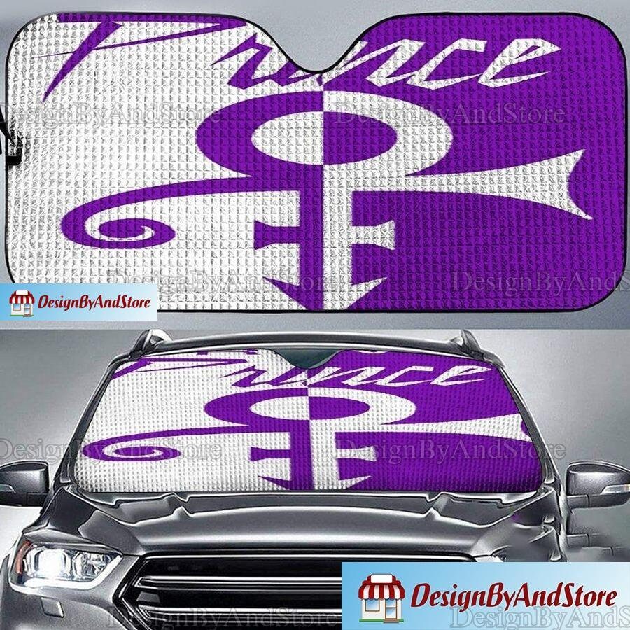 Prince Car Sun Shade, Prince Purple Sunshade, Purple Rain Car Shade ...