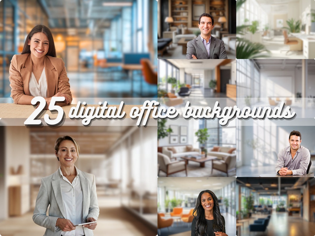 25 Digital Backgrounds for Professional Headshots & Business Portraits ...