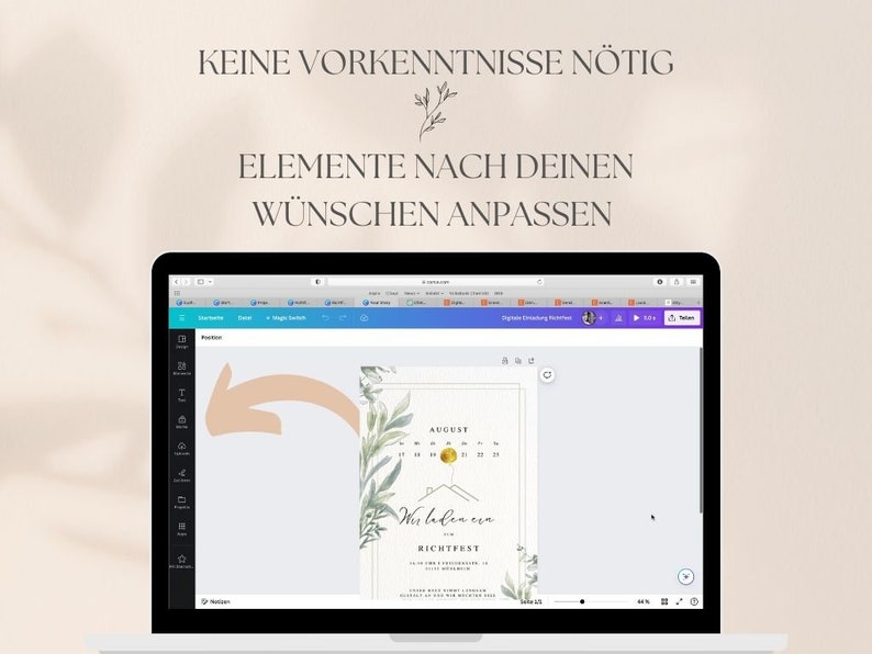 Digital Invitation Topping-out Ceremony | Customizable E-card Topping ...