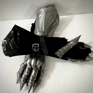 Medieval Steel Gauntlets Handcrafted Authentic Historical Armor ...