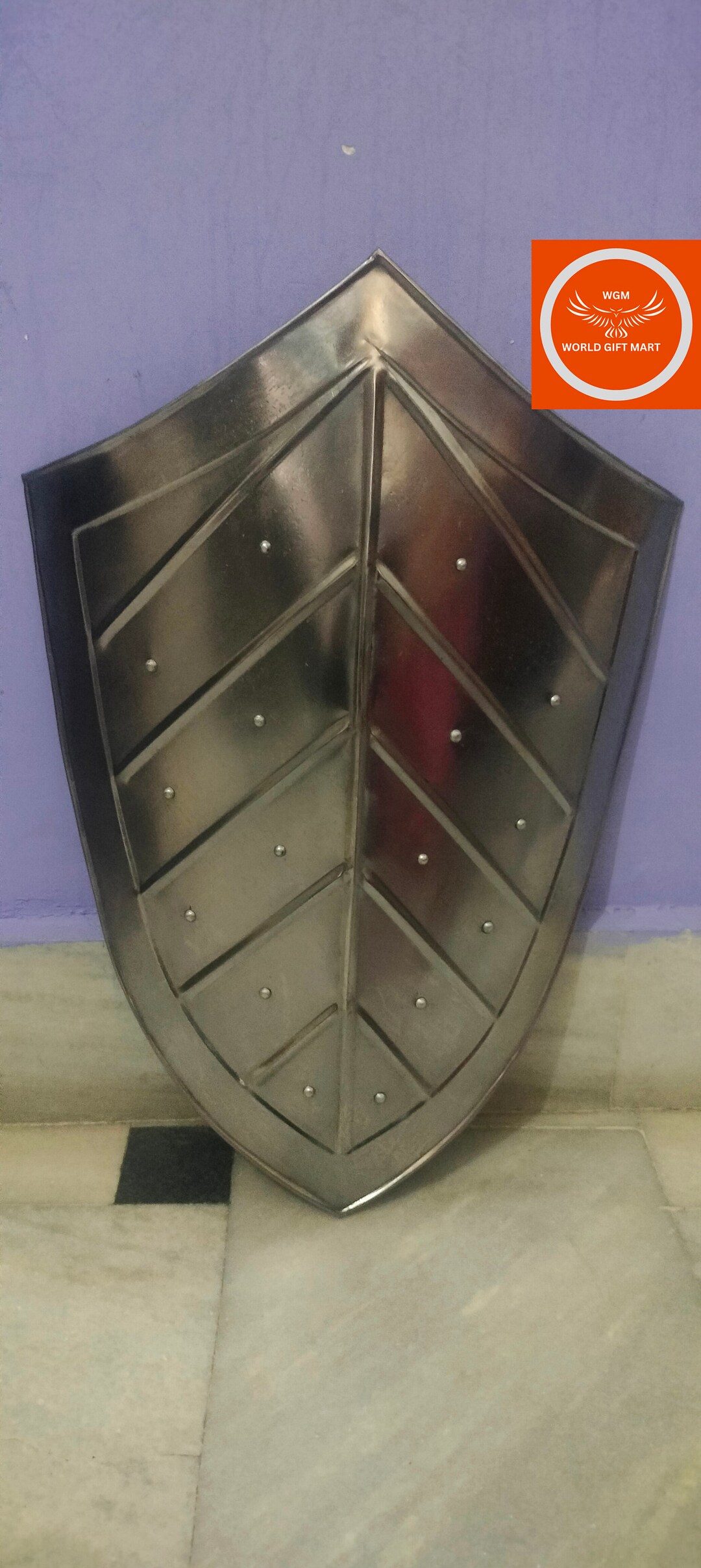 Medieval Heater Shield Steel Battle Ready Knight Shield Armor Shield ...