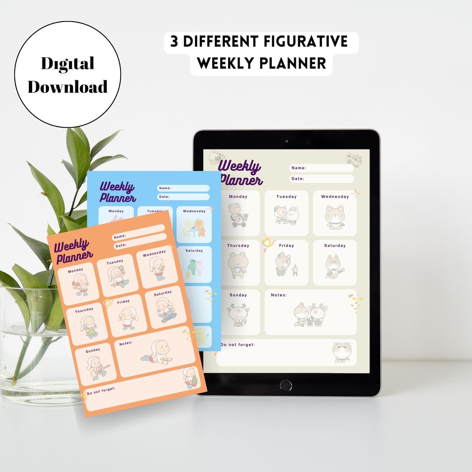 Weekly Schedule for Kids Printable Homeschool Weekly - Etsy