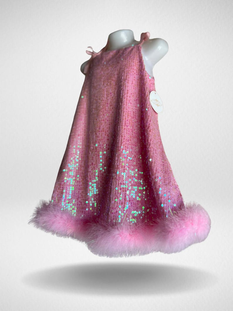 Barbie Marabou Dress Pink - Etsy