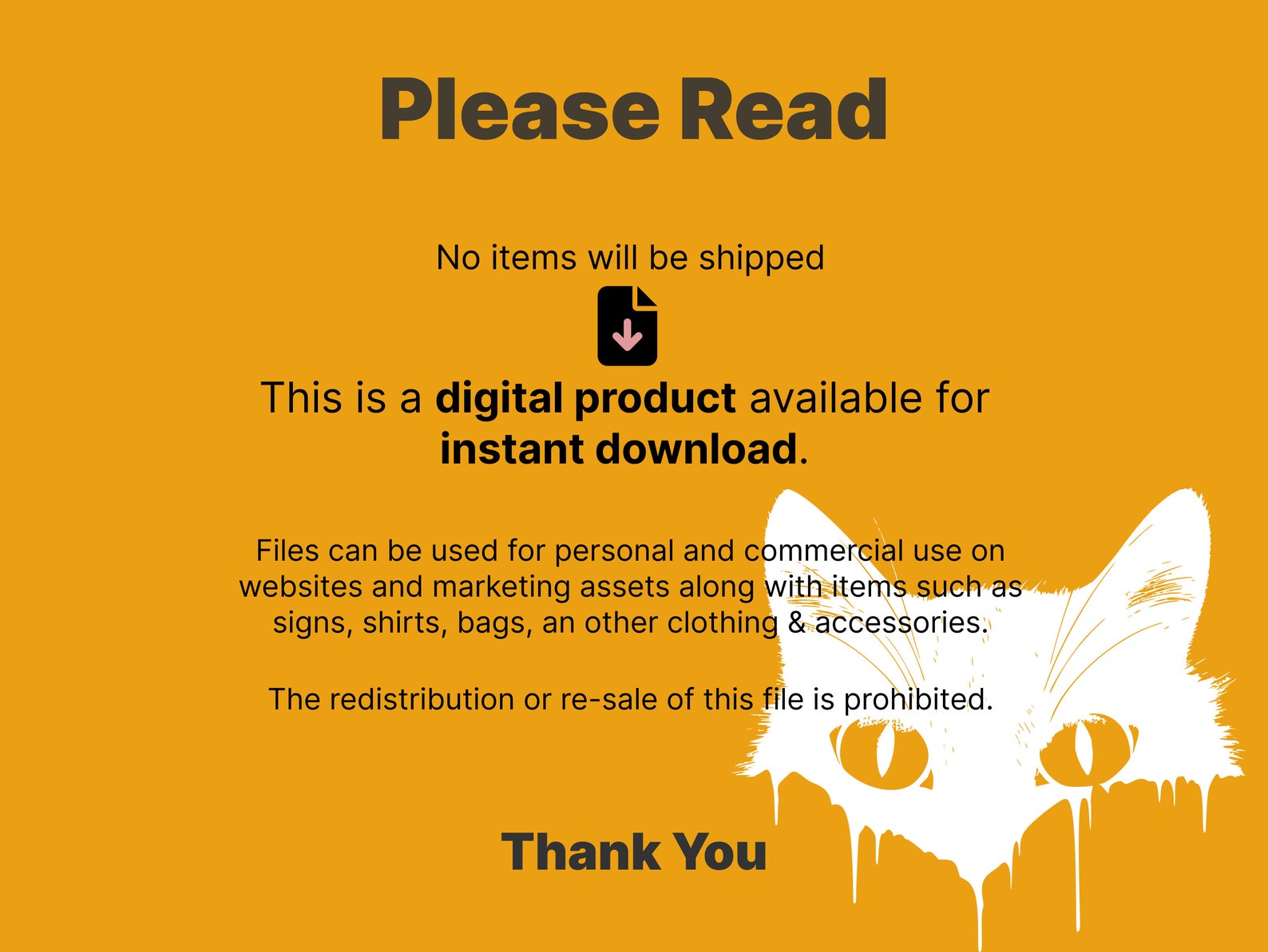 Drippy Cat SVG / Silhouette / Scary Cat / Creepy Cat / Halloween Cat ...