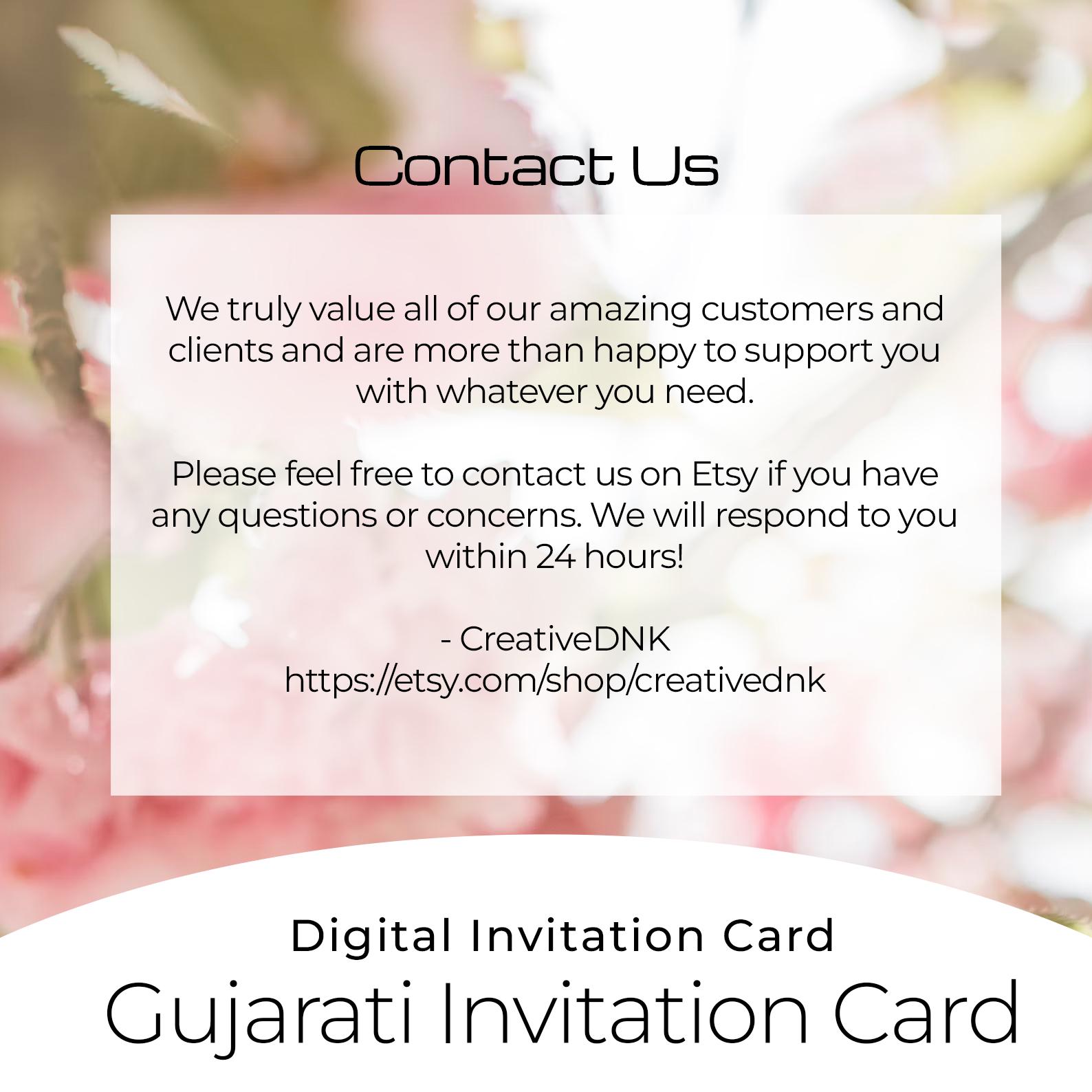 Gujarati Havan Invitation Card – Editable Canva Template – Digital ...