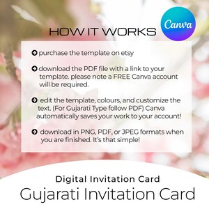 Gujarati Havan Invitation Card – Editable Canva Template – Digital ...