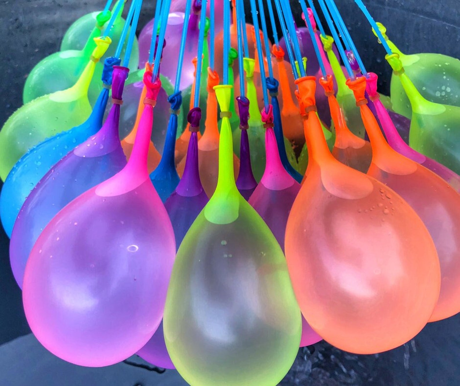 550 Rapid Fill Water Balloons for Summer, Water Balloons Fast Filling ...