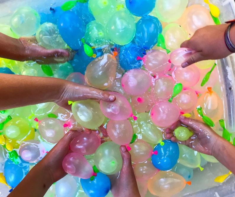 550 Rapid Fill Water Balloons for Summer, Water Balloons Fast Filling ...