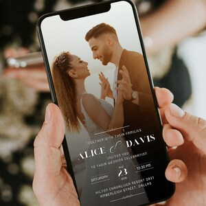 Digital Wedding Invitation Template - Etsy